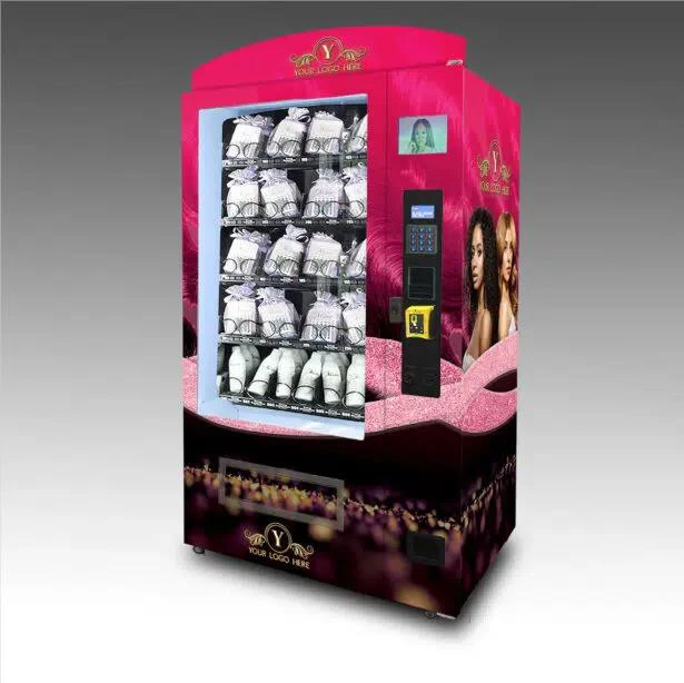 Custom Pink Salon Vending Hair Vending Machine Hair Extension Hair ...