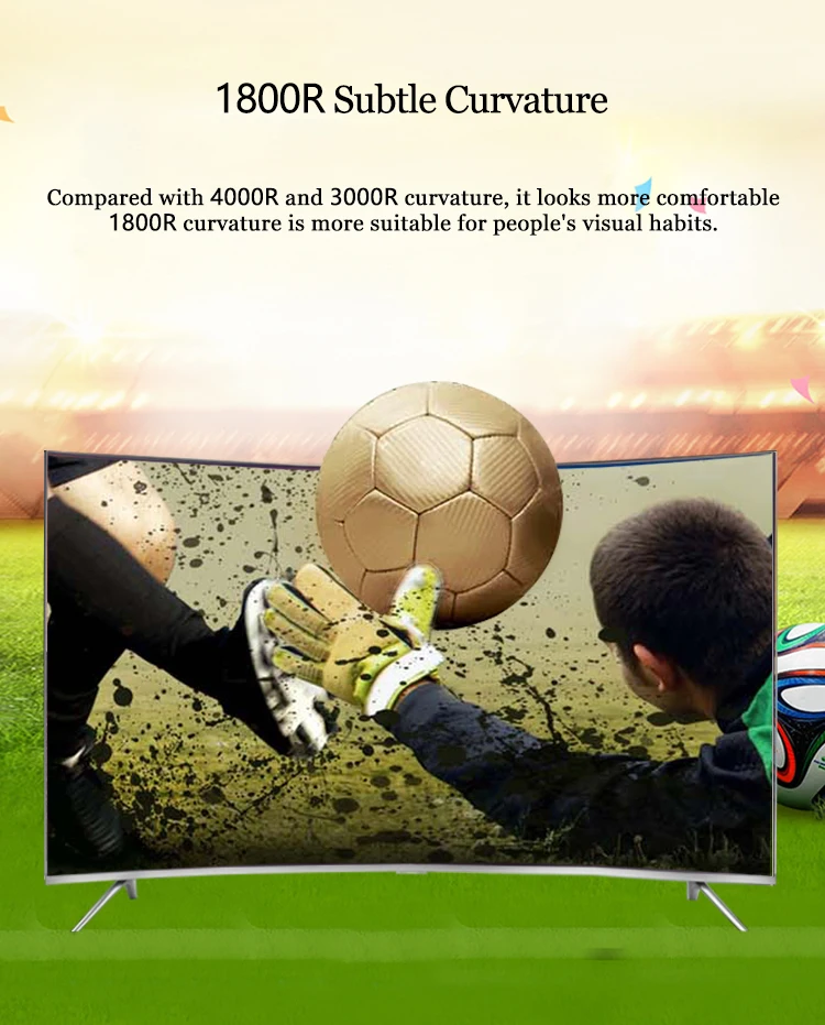 Curved Tv 50inch Ultra Hd 4k Led Tv Television 50 Inch Curved Smart Tvs ...