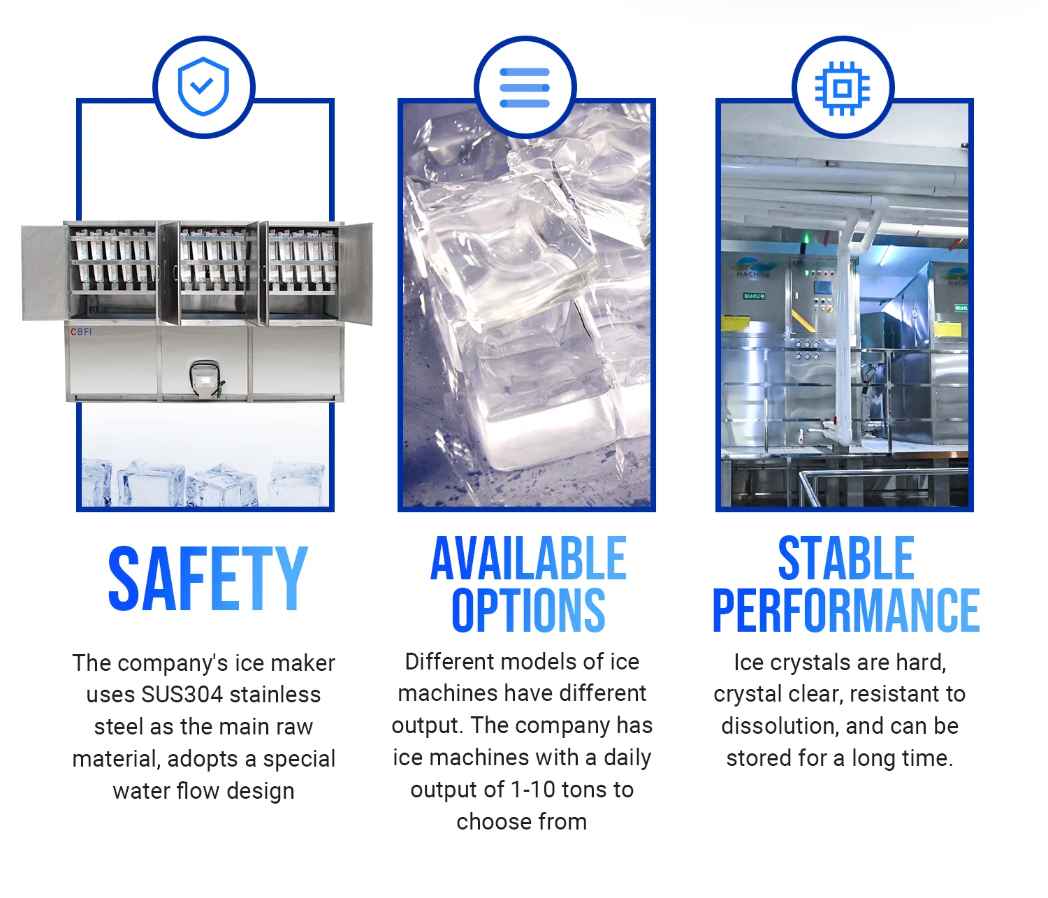 10 ton cube ice factory edible cube ice packaging supporting ice ...