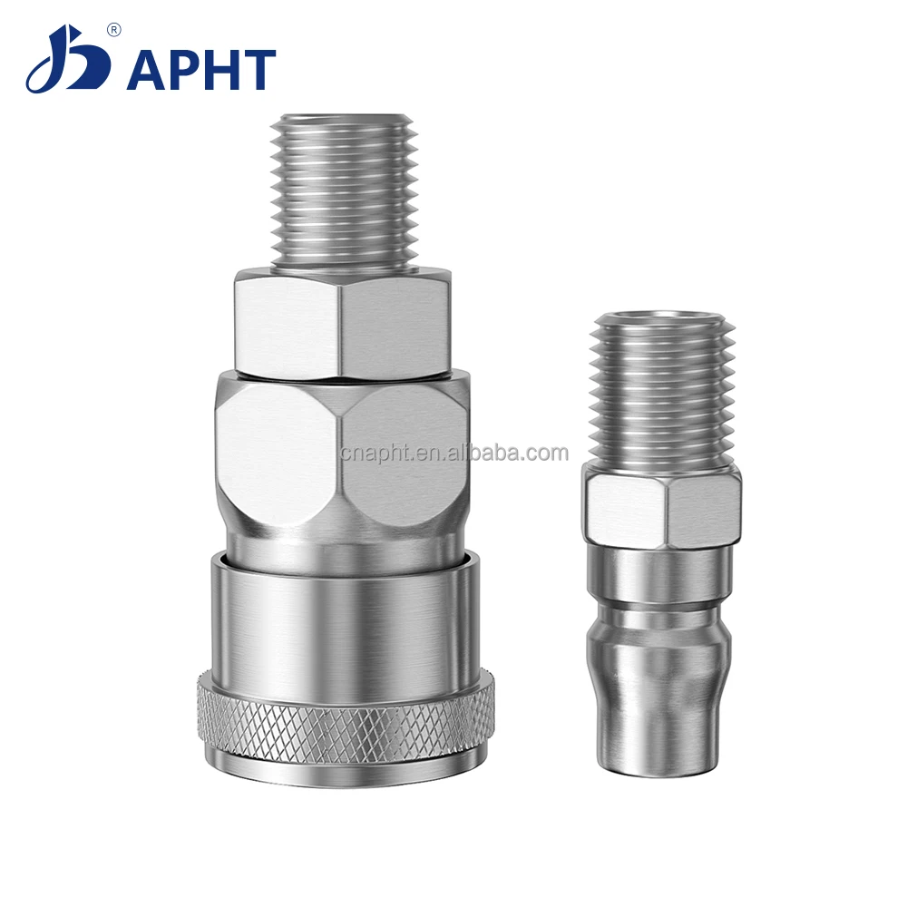 Nitto Japan C Type Self Lock Shutoff Female/Male Quick Coupler SM20 ...