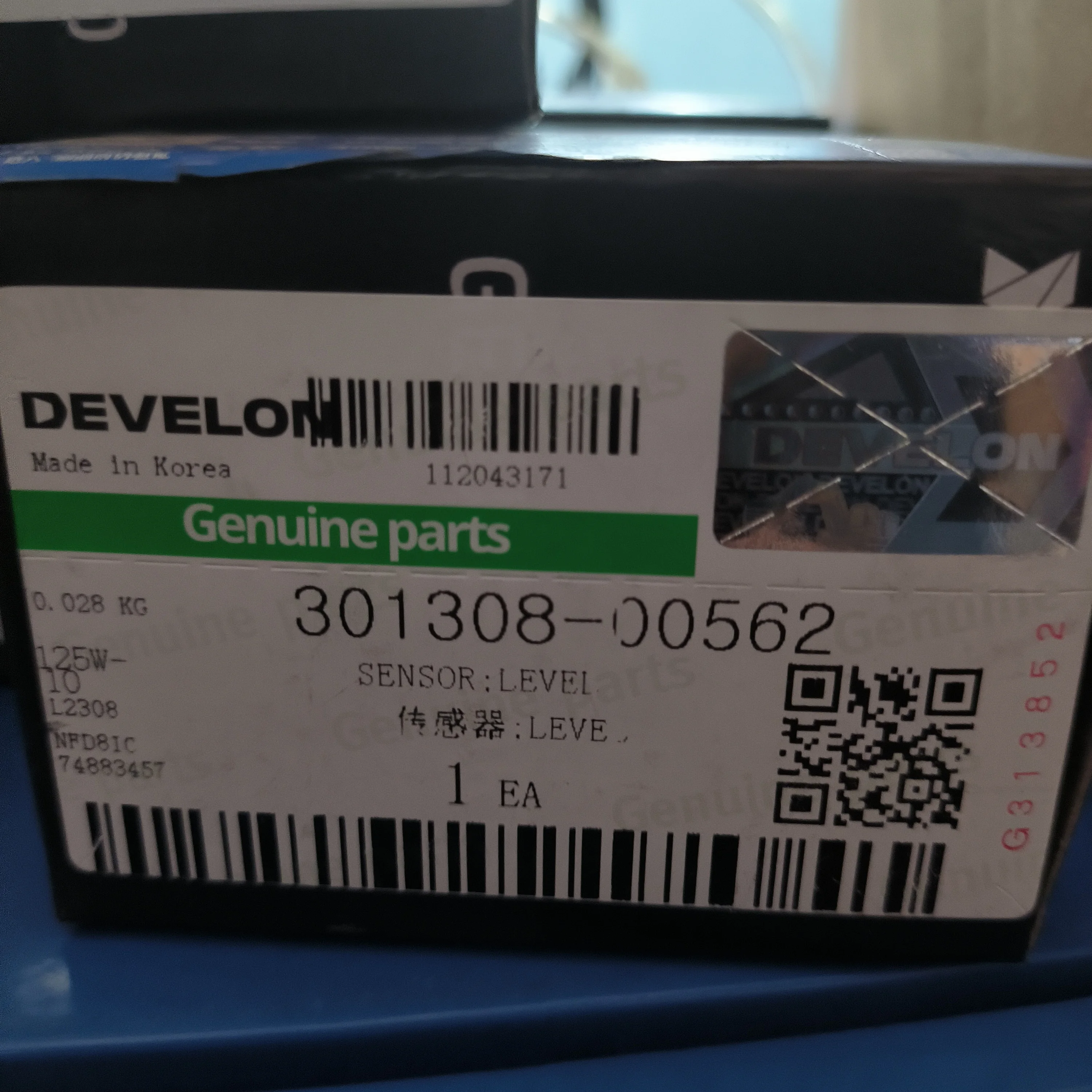 Doosan Daewoo Hyunda I Doosan Excavator DX 301308-00562 CAPTEUR