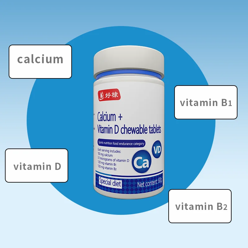 Oem Strong Bones Health Calcium Tablet Calcium Vitamin D Chewable ...