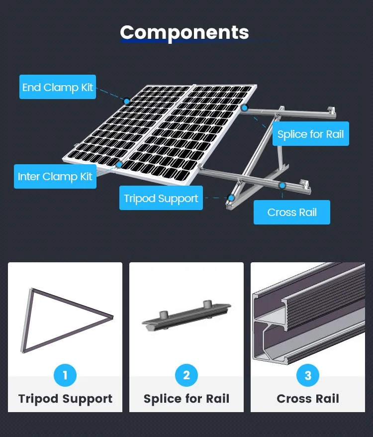 Waterproof Design Solar Panel Bracket Mounting Structure For Aluminum ...
