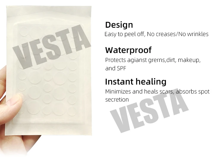 Acne Pimple Patch - 36 Dots, Blemish Clearing & Pore Shrinking