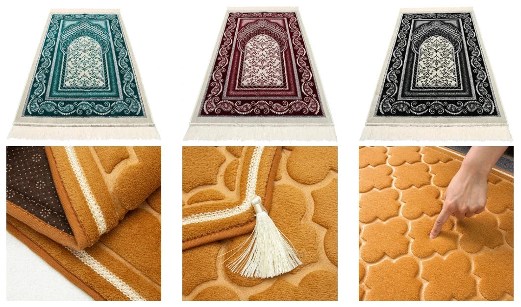 Arabic Ramadan Islamic Sajadah Madina Foldable Travel Portable Pocket ...