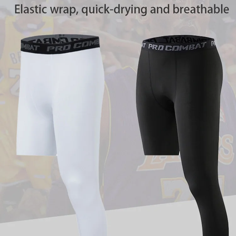 New Style Sportswear Men Compression Pant One Leg Compression Tight ...