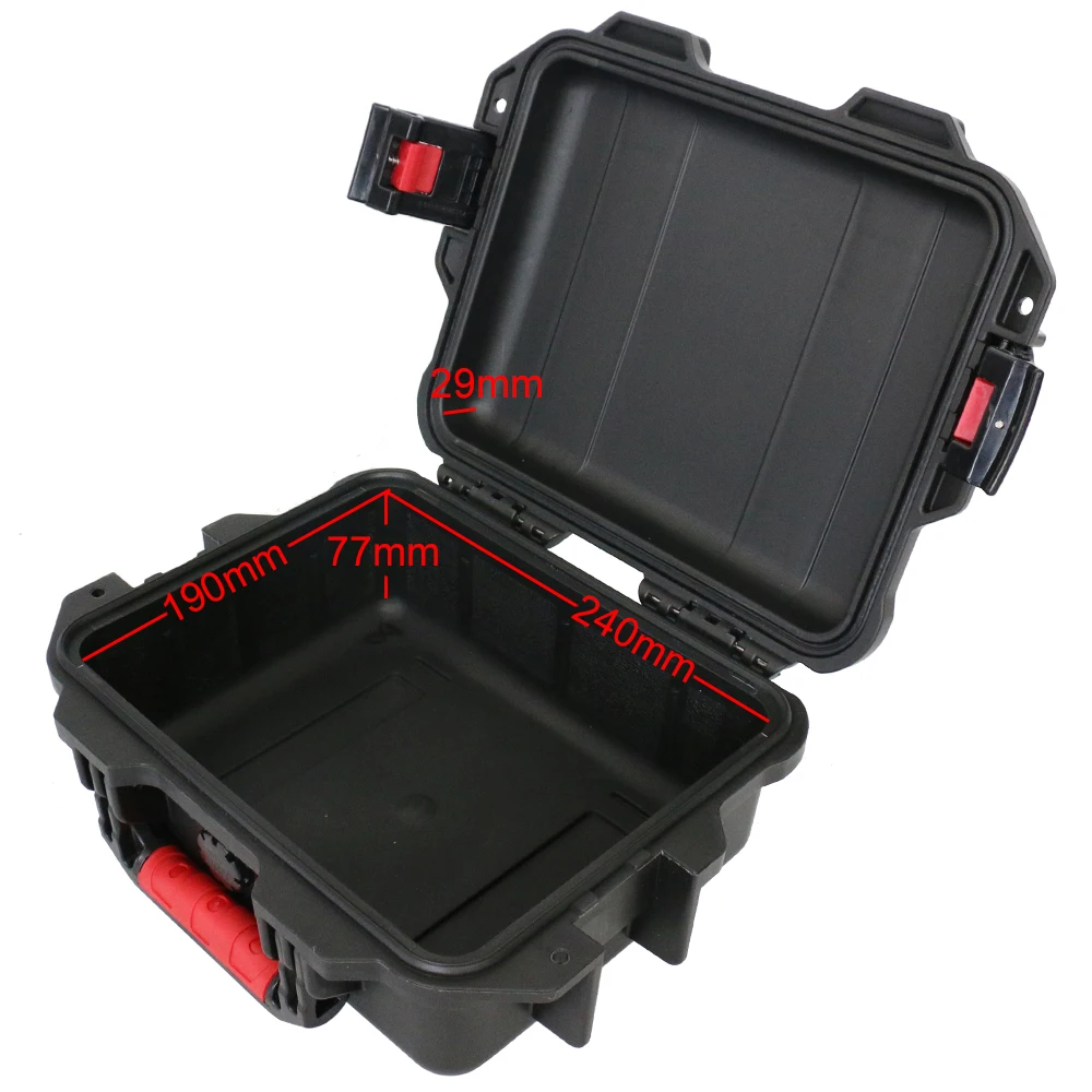 Plastic Hard Storage Case Waterproof Carrying Camera Case W/ Foam ...