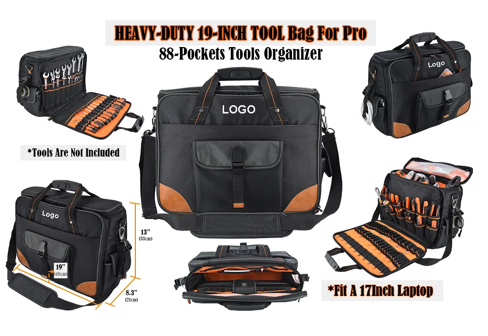 Heavy Duty Large Long Roll up Detailing Bag Working Tote Bag Oxford ...