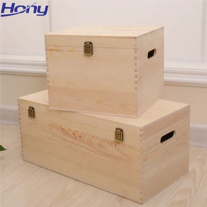 Unfinished Arch-Topped Wood Chest - Perfect for Keepsakes