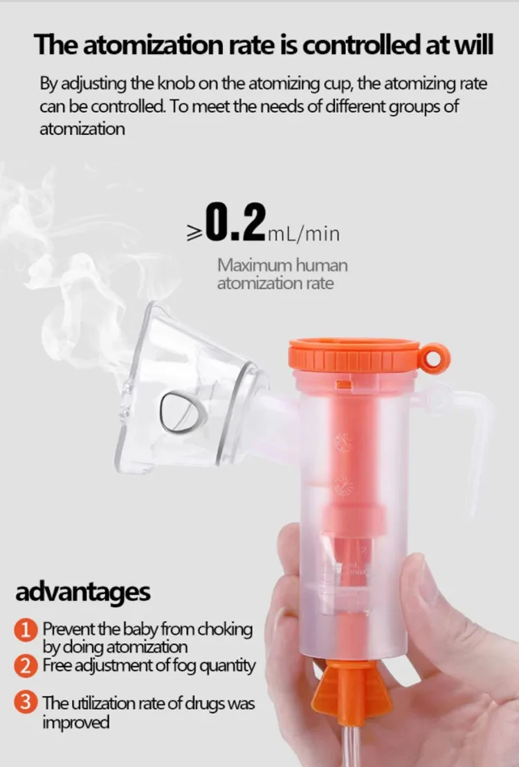 Nebulizer Kids And Adult Steam Atomizer Home Medical Piston Portable ...