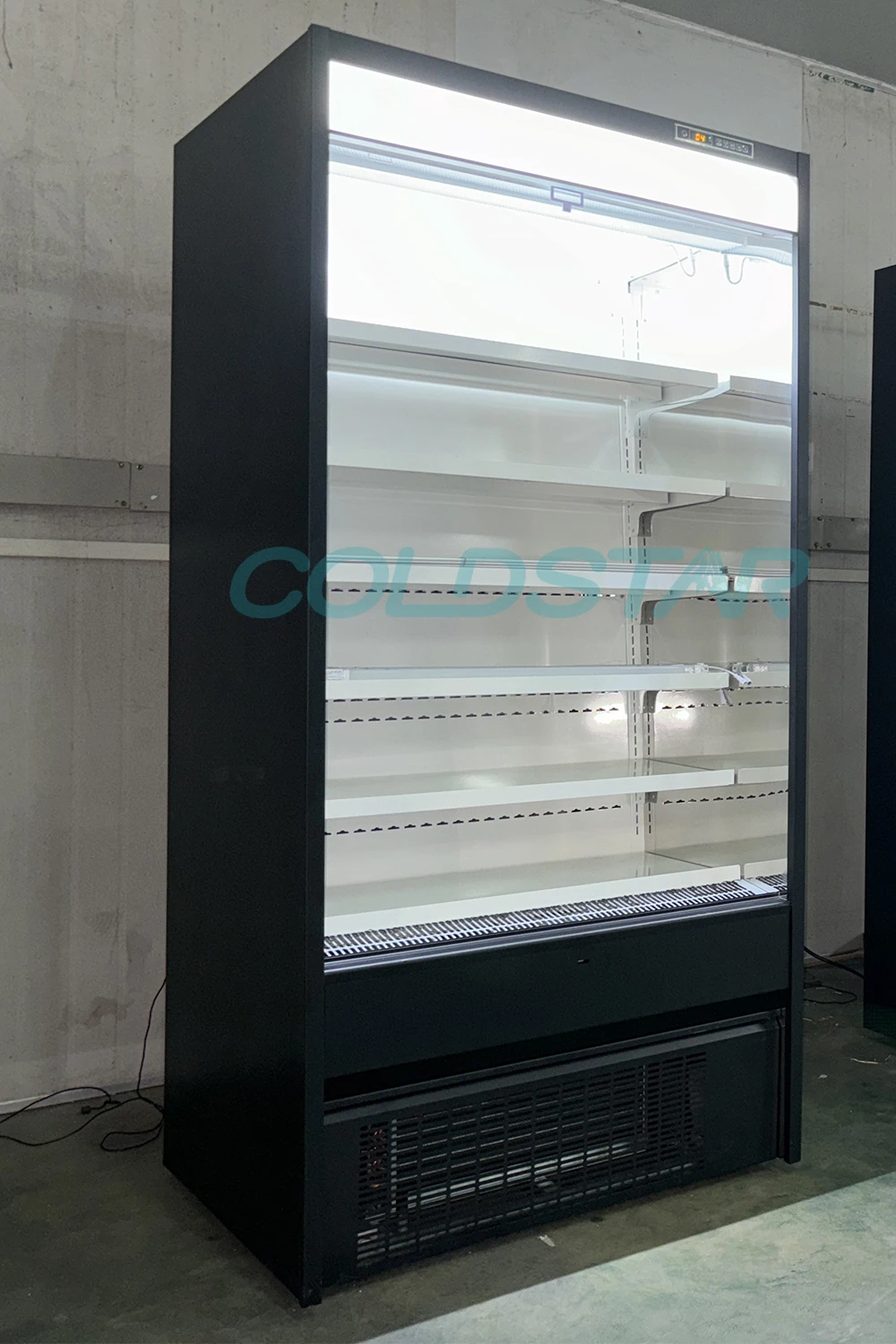 Supermarket Open Chiller Cold Drink Food Open Show Fridge Display ...