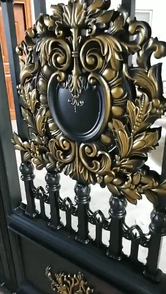 Modern Factory Main Gate Designs Cast Aluminum Craft Gates In China Big ...