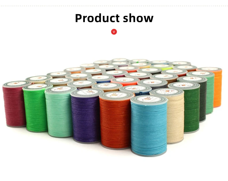 0.8MM Leather Flat Wax Thread - High Strength Sewing Option