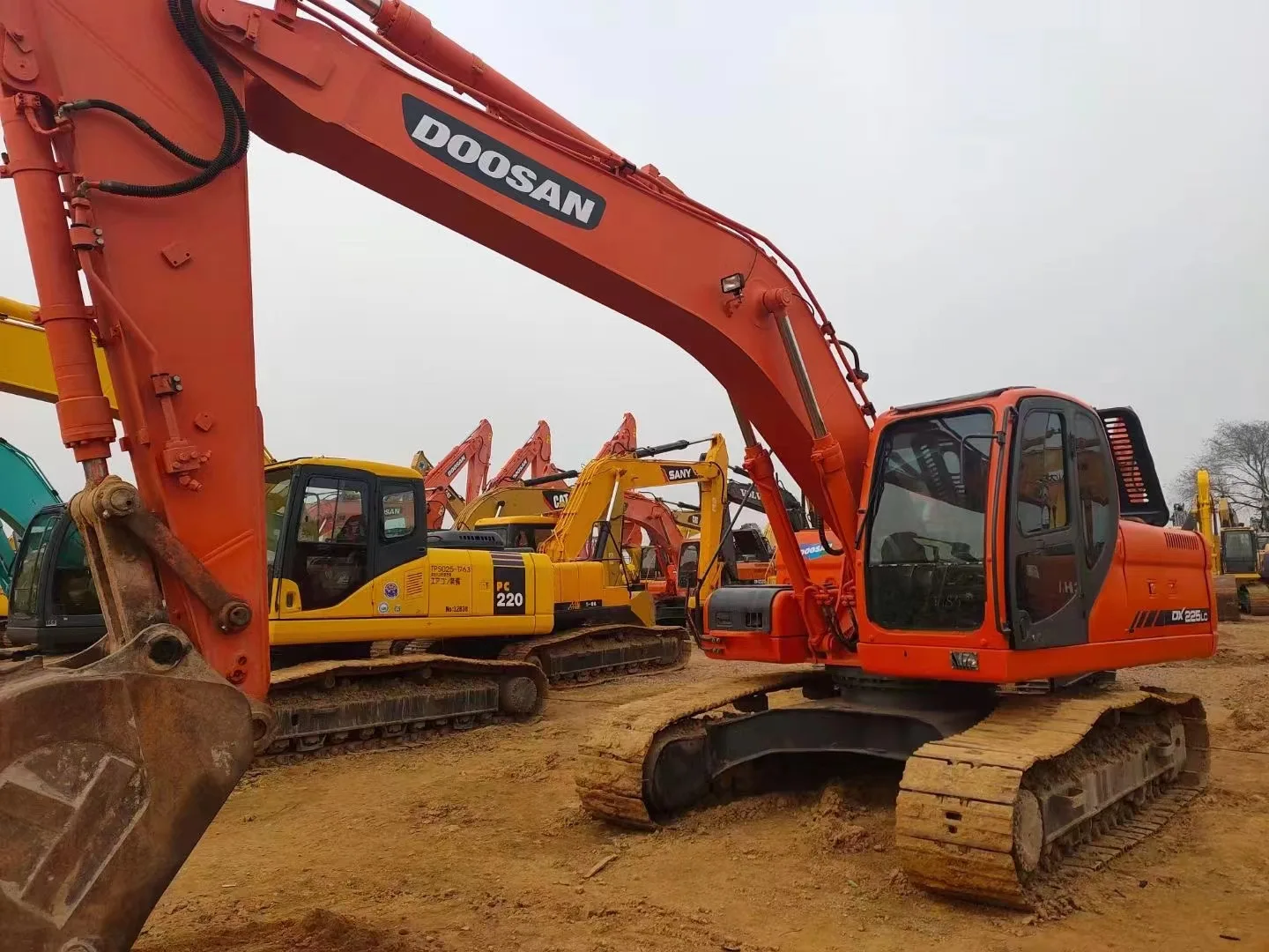 South Korea Made Doosan Dx225lc Earth-moving Shovel 22ton Hydraulic ...