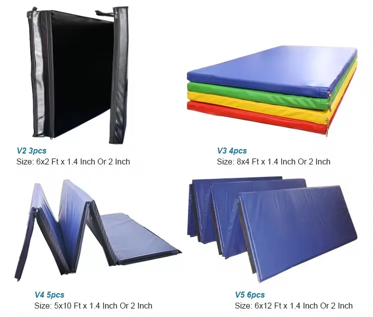 Cheap Folding Cheer Foam Mat Cheerleading Used Gymnastics Tumbling Gym ...