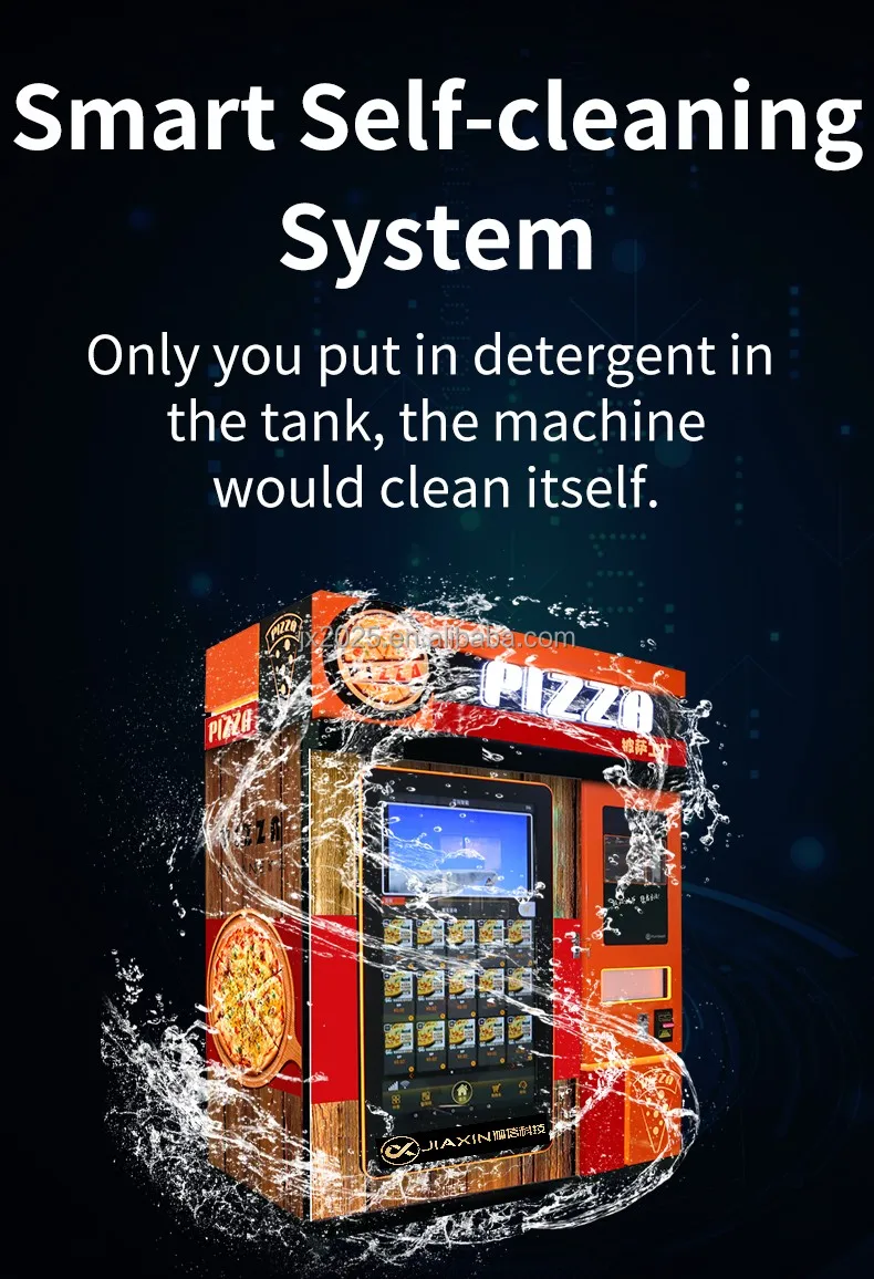 2025 Outdoor Business - Fully Automatic Pizza Vending Machines