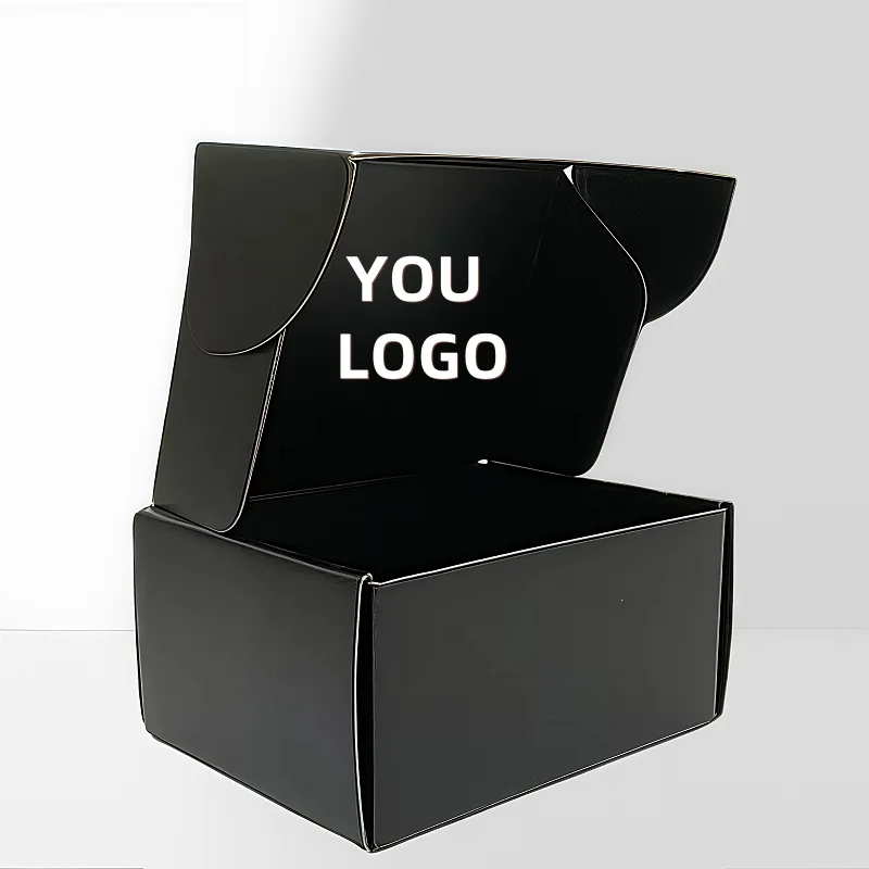 Custom Colored Corrugated Paperboard Shipping Boxes for Clothing Hat ...