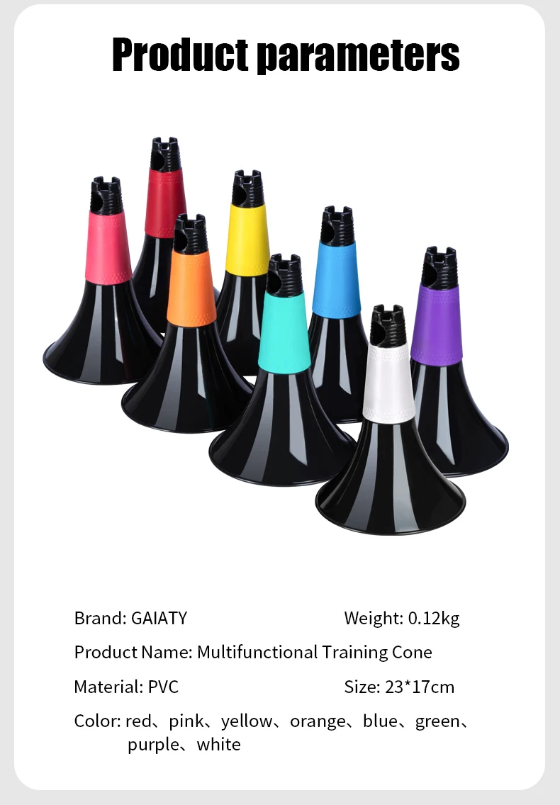 Custom Logo Basketball Rip Cones for Agility Training - PVC Training ...
