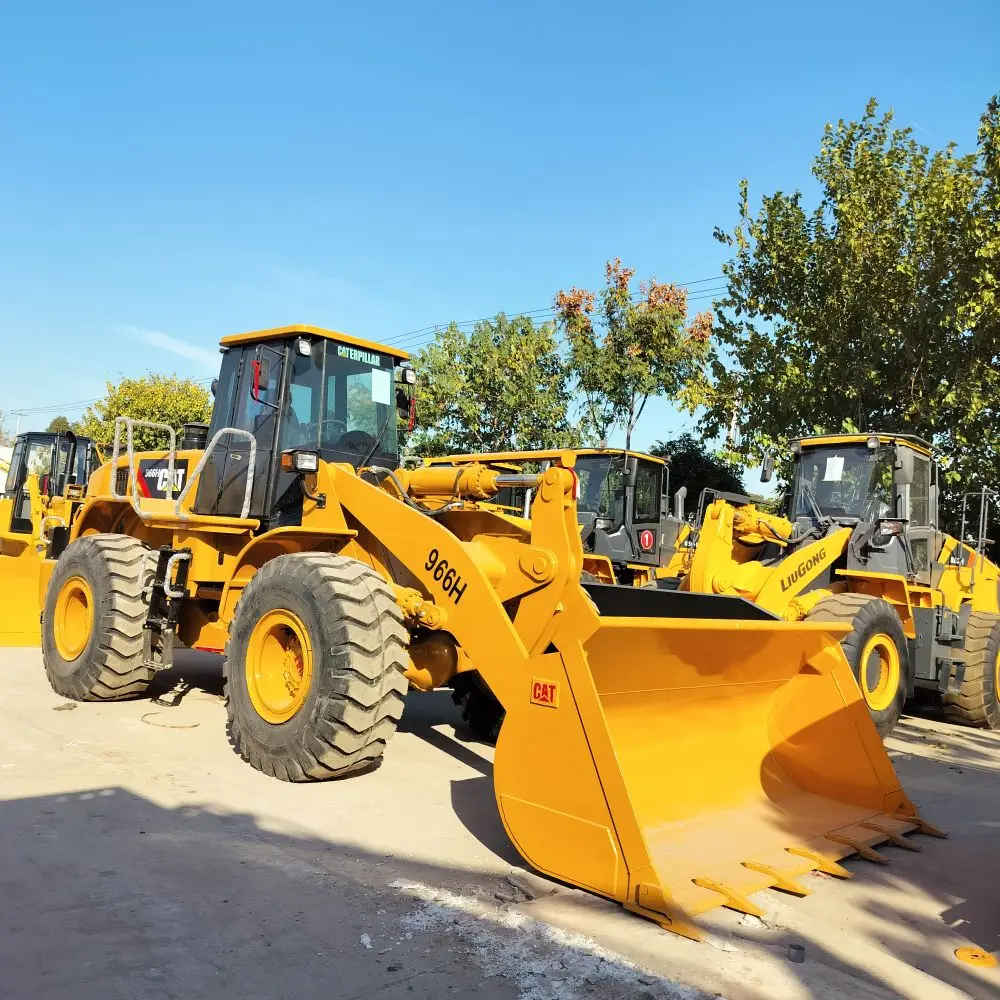 Used Caterpillar 966H Wheel Loader from Japan - 17 Ton Load