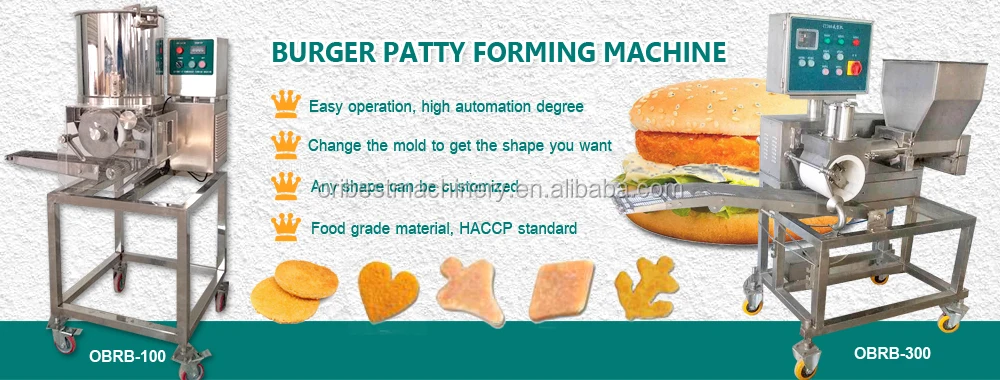 Automatic Burger Forming Machine/ Automatic Patty Forming Machine ...