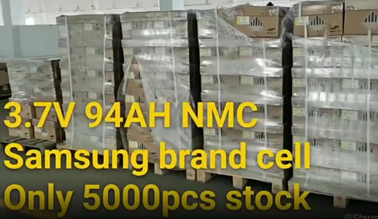 Sdi Nmc 3.7v 94ah 811 Rechargeable Prismatic Cell Nmc Battery Cell 3.7v Nmc For Ev Rv Solar ...