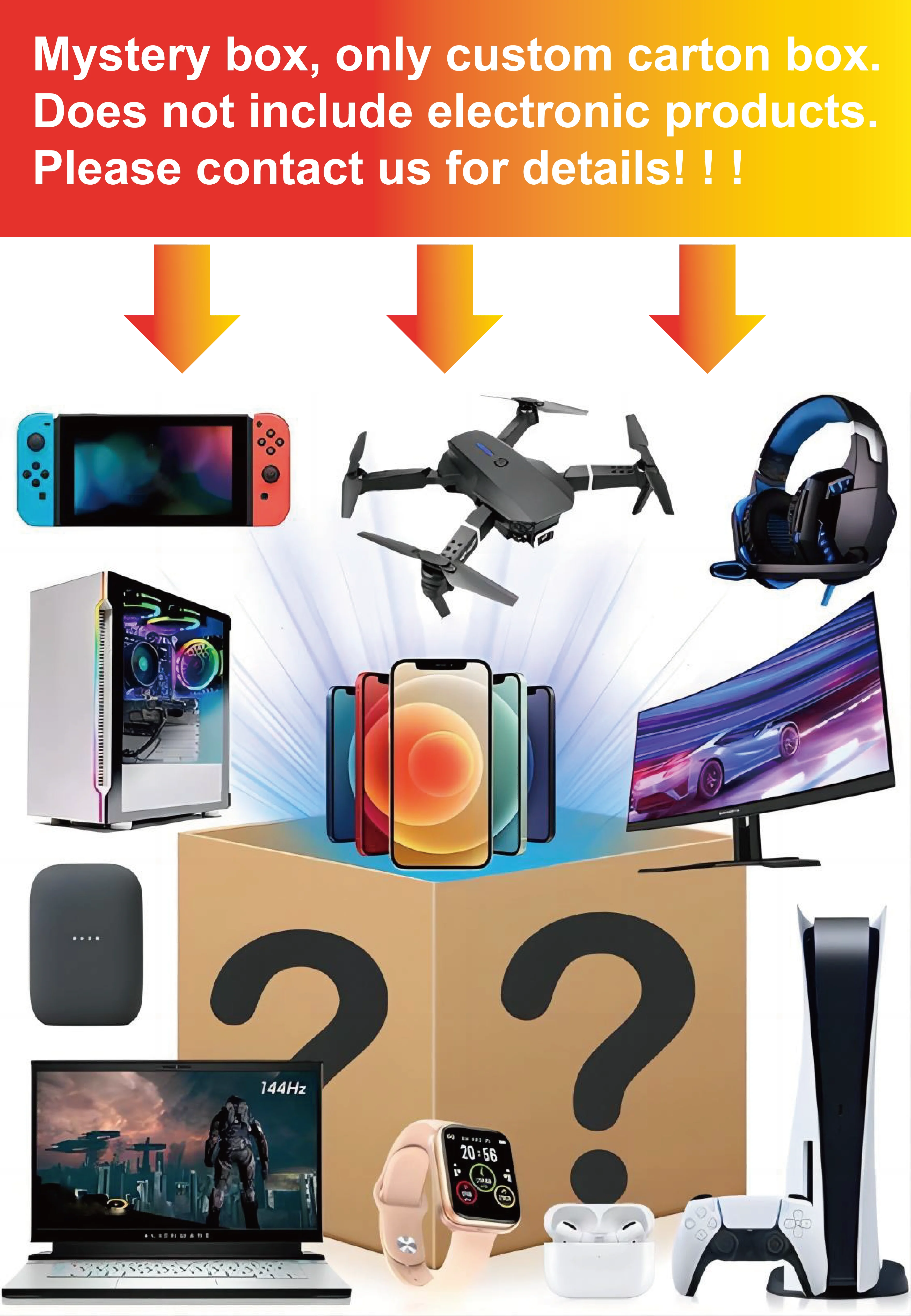 Wholesale Surprise Caja Misteriosa Glasses Wireless Gaming