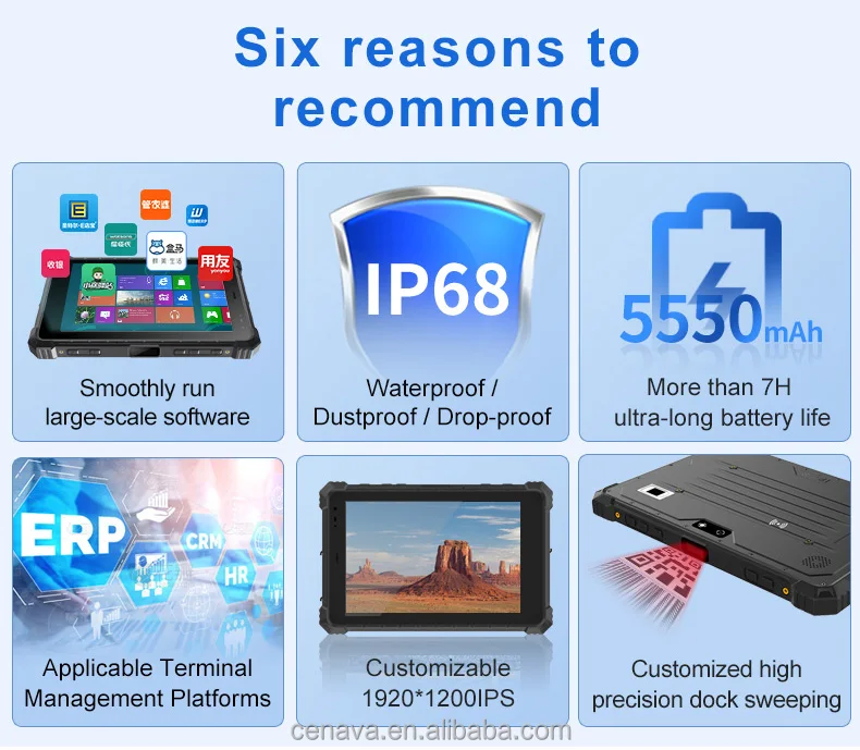 CENAVA Industrial Tablet PC - Rugged & Explosion-proof