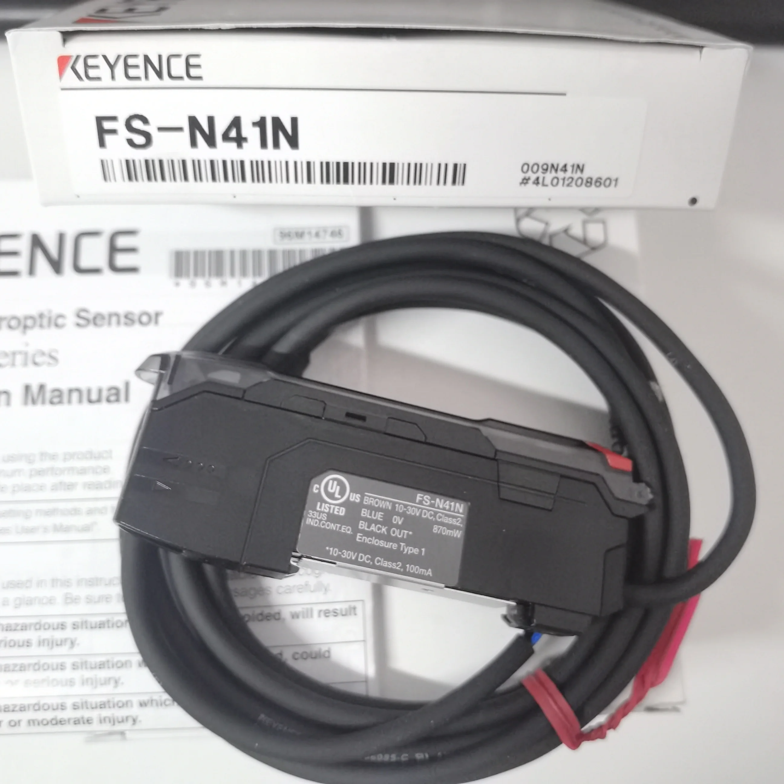 Keyence Fs-n41n Digital Fiber Optic Sensors Fiber Amplifier Cable Type Main Unit Pnp - Buy ...