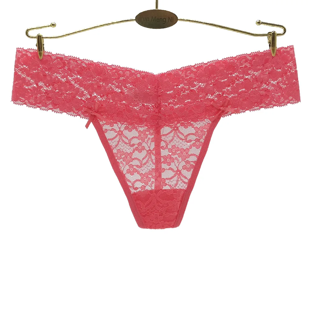 Sexy Lace Thong Panties Underwear Hollow Carved T Pants Temptation