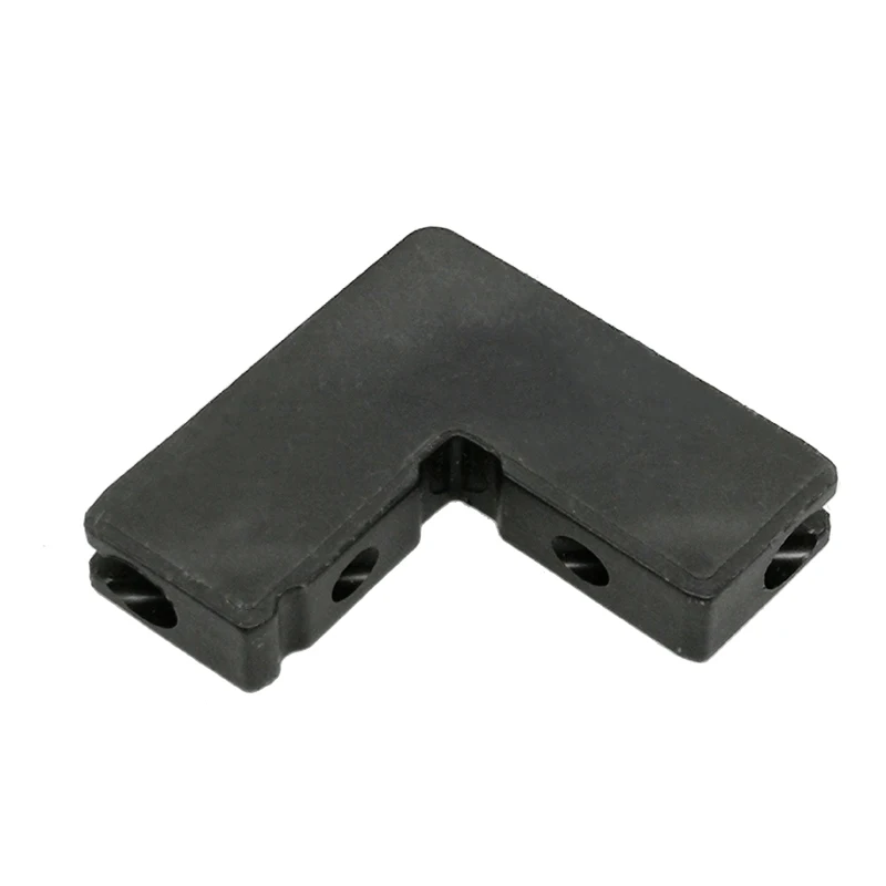 90 Degree Right Angle Black Plastic Corner Joint Screen Window Connector
