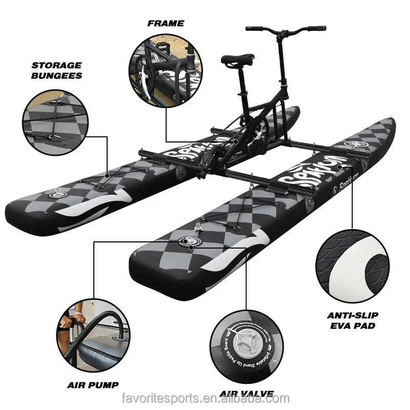 Electric Floating Buoy Inflatable Water Bike - Fun & Thrill