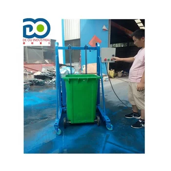 Trash Can Elevator/garbage Bin Vertical Dumping Elevator/waste ...