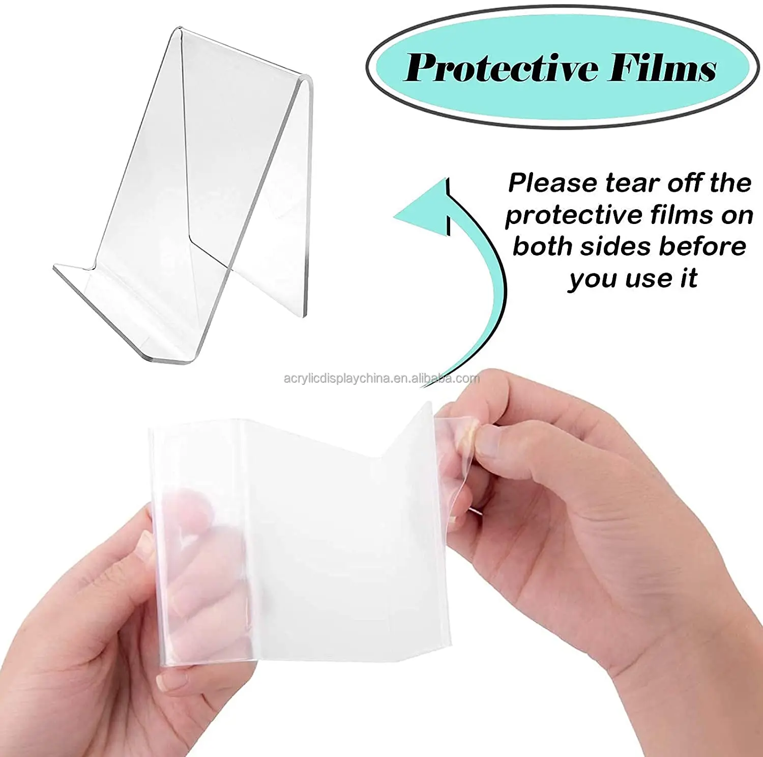 Transparent Acrylic Display Easel,Transparent Tablet Stand,Display ...