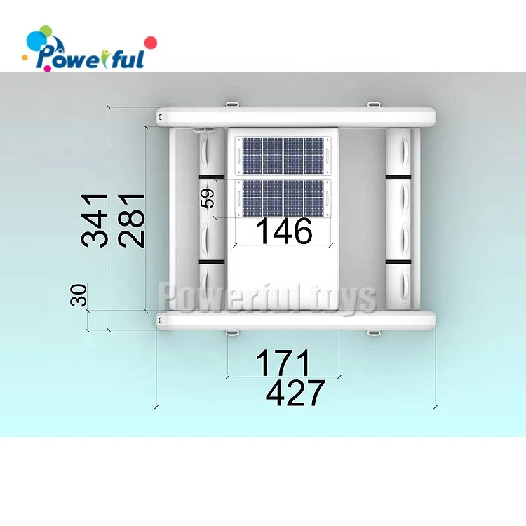 Inflatable Water Floating Electric Boat for Camping - 5-10 Passengers