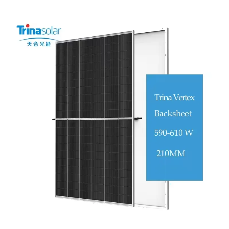 Trina Vertex Panela Solar Tsm-de20 Solar Panels Backsheet Monocrystalline Best Price Of 590w ...