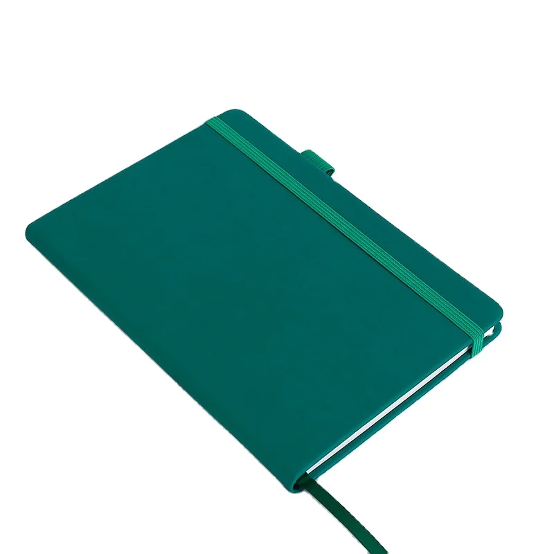 Professional Custom Leather Lined Paper Dark Blue Journal Notebook with ...