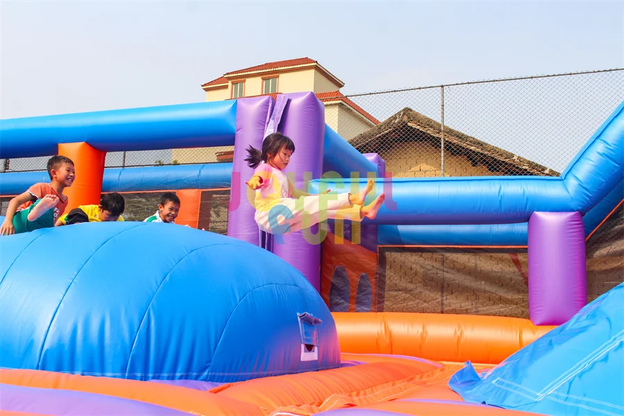Joyful Fun Giant Inflatable Indoor Theme Park Inflatable Kids ...