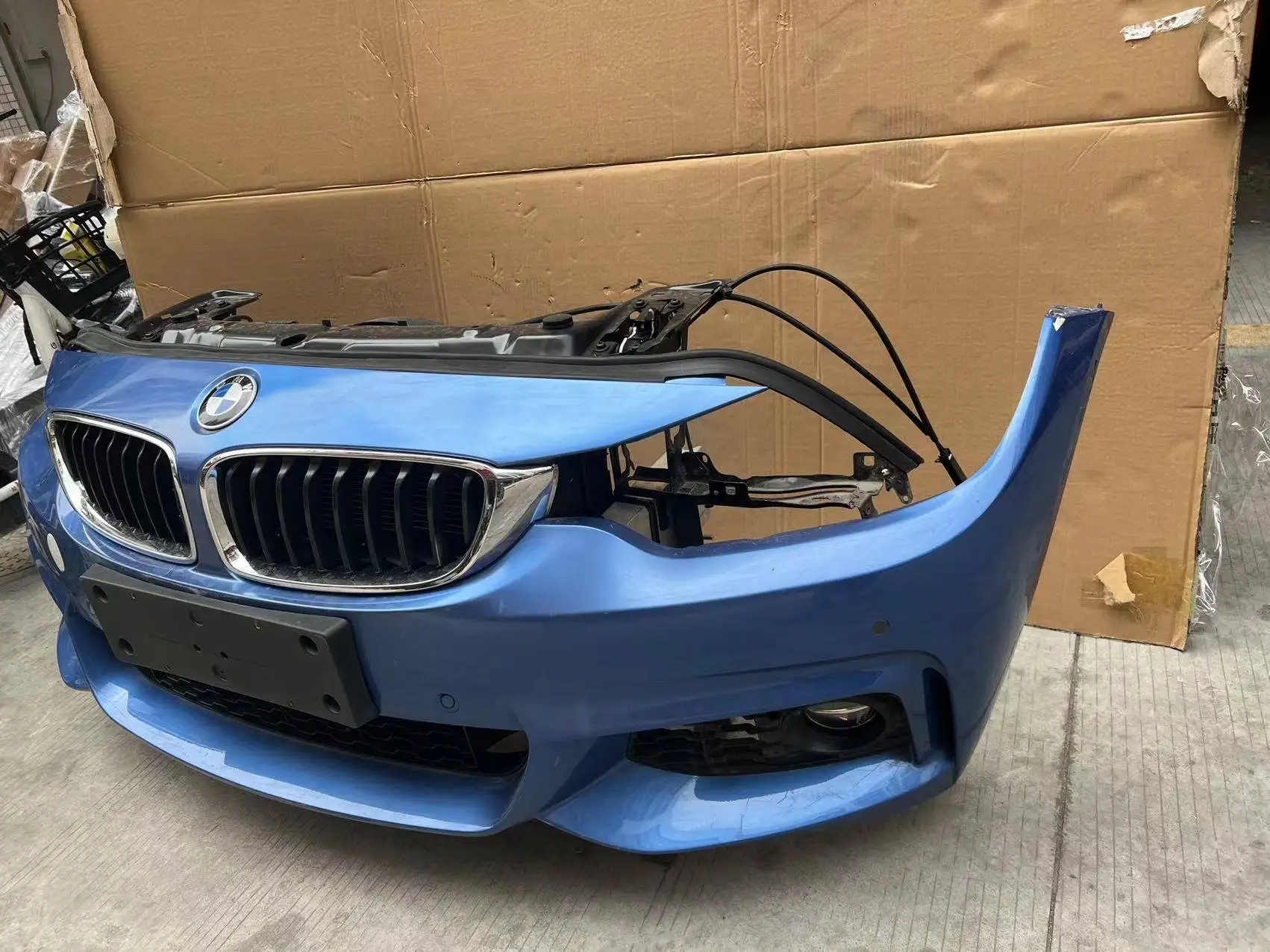 For Bmw 4 Series Front Bumper F32 Original Used Full Front Face Nose ...