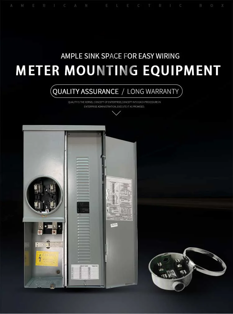 Oem Ip65 Outdoor Power Distribution Board Electrical Box 200 Amp Panel Load Center Enclosure ...