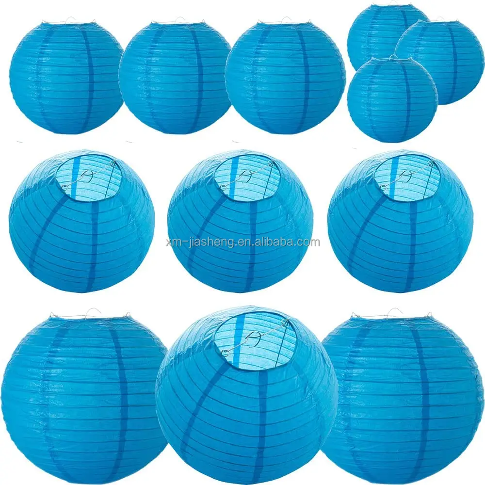 Customized Foldable Wedding Japanese Paper Lampion Lantern Kits