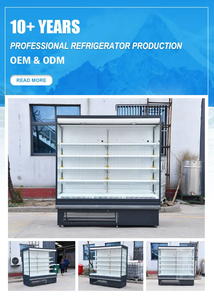 Commercial Refrigerator Supermarket Showcase Fridge Food Refrigerated ...
