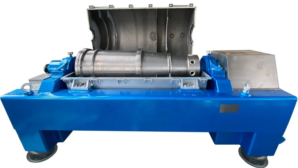 Horizontal Industrial Decanter Centrifuge For Waste Oil Centrifuge ...