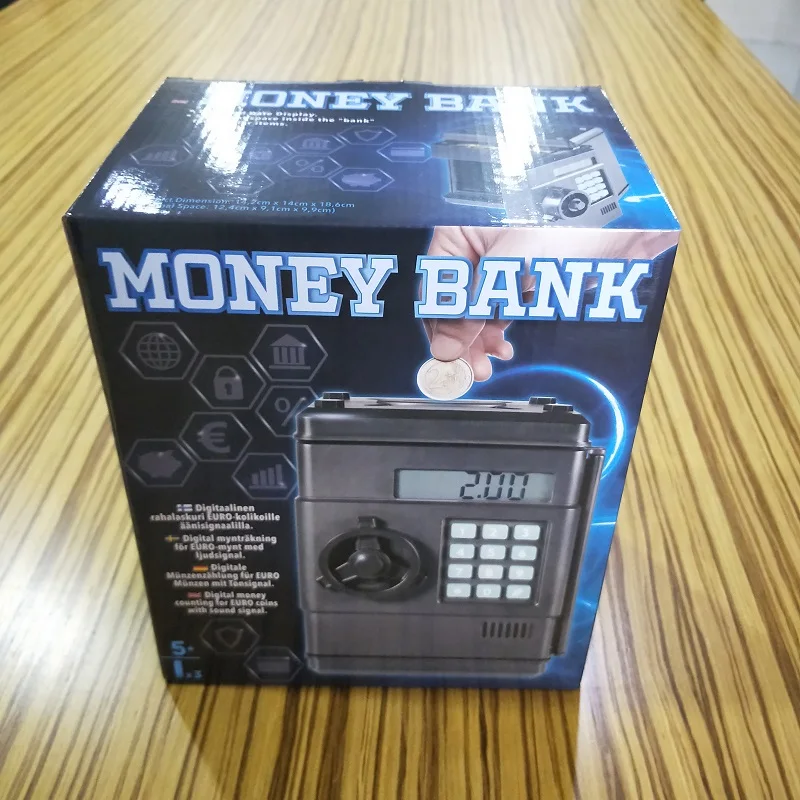 2023 Best-seller Digital Money Box With Coin Counter Electronic Atm ...