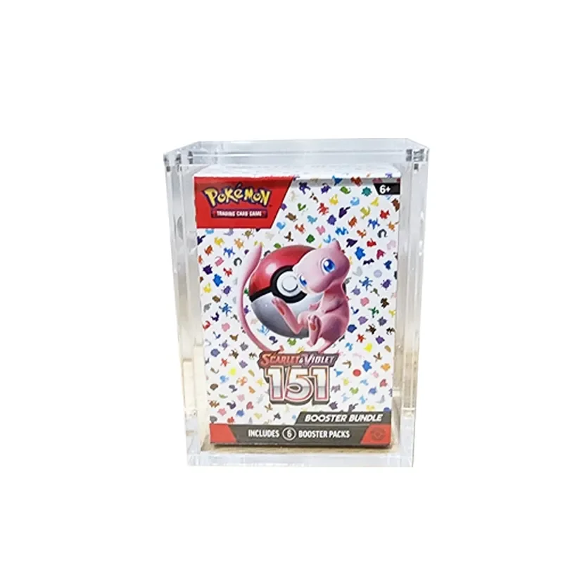 JIHONG Custom 151 Booster Bundle Acrylic Case - Safe & Stylish