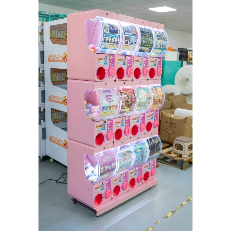 Commercial Coin Pusher Gachapon Machine Capsule Toy Gashapon Vending ...