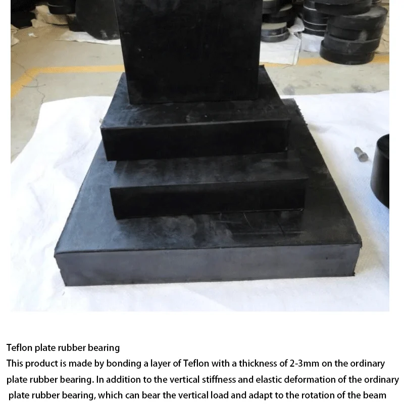 Custom Laminated Elastomeric Neoprene Rubber Bearing Pad Bridge ...