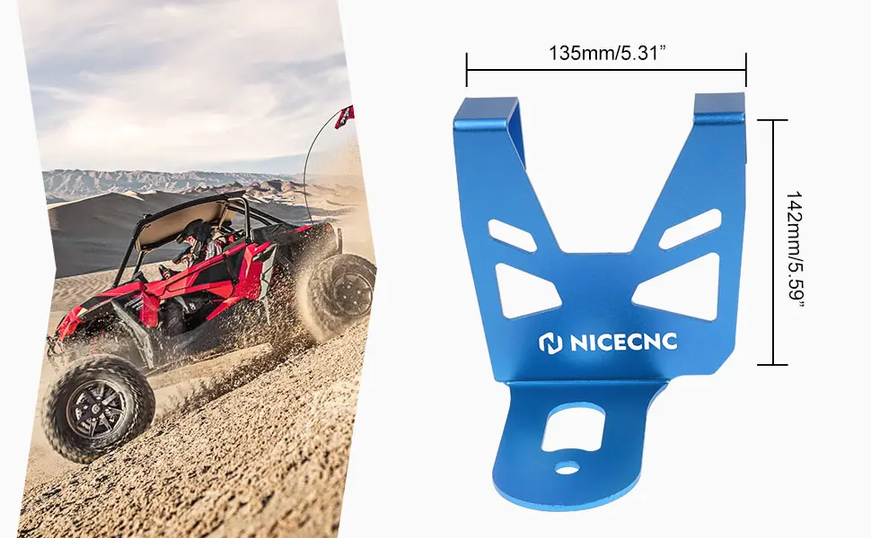 Nicecnc Cooler Mounts Brackets With Tie Down For Anchor For Polaris Rzr ...