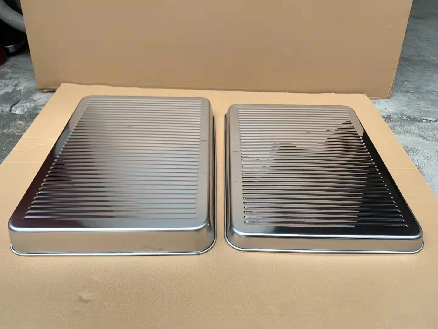 Food Grade Corrugated Stainless Steel 304 316 Bbq Grill Roasting Pans ...