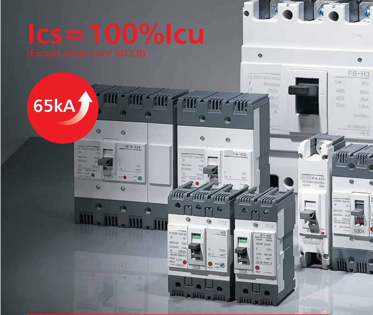 AM1 65-AW 3P 1000A Moulded Case Circuit Breaker (MCCB) 36ka Breaking ...