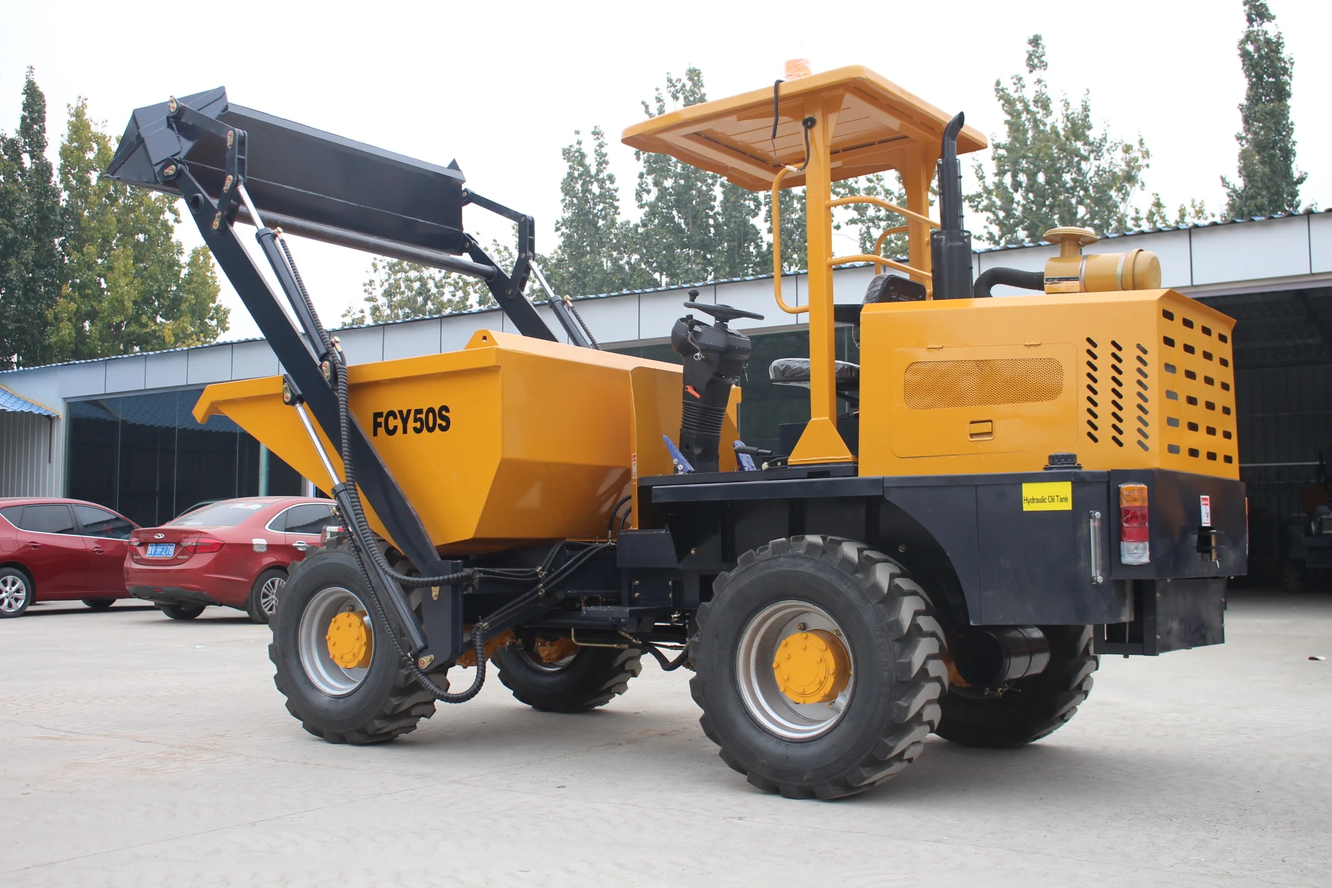 Factory Mini Dumper 4wd 1ton 3ton 4x4 Site Dumper with Self Loading ...